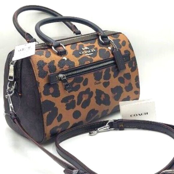 Coach | Bags | Nwt Coach Cc758 Rowan Satchel In Signature Canvas ...
